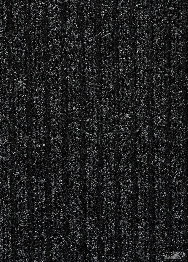 Koberce Breno Čistící zóna CAPRI NEW 07, šíře role 100 cm, Černá, Vícebarevné