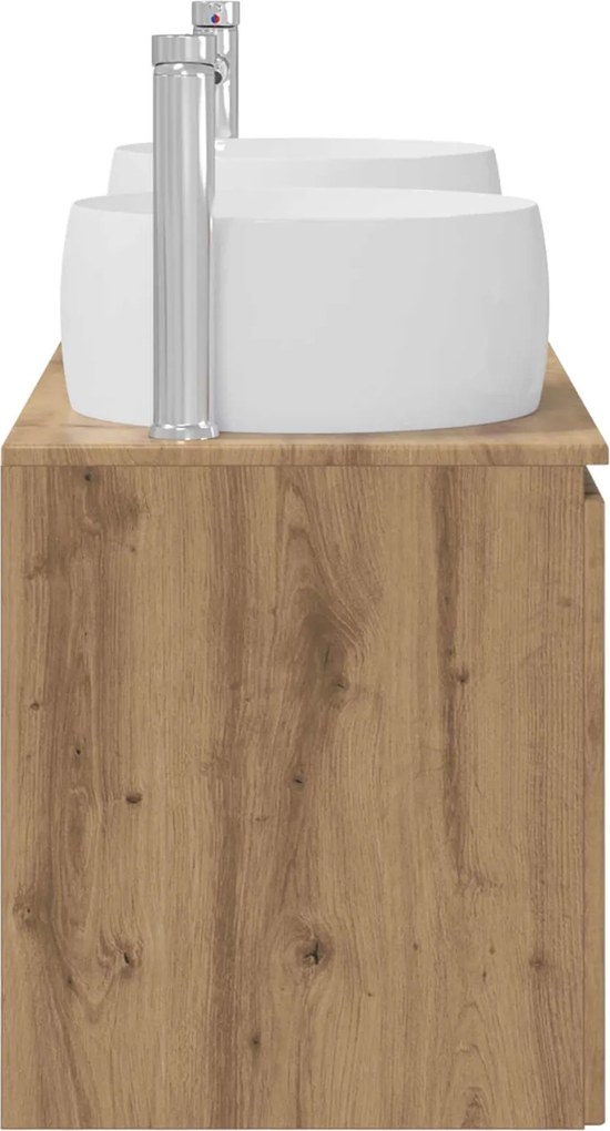 Sada koupelnových skříněk 3 ks Dub artisan 49,5 x 44,5 x 66 cm 3405726