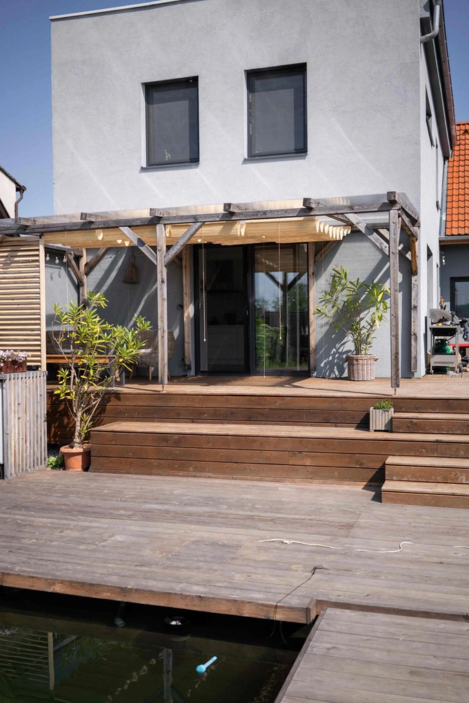 Vingo Bambusový baldachýn na pergolu - přírodní Rozměry (cm): 80x300