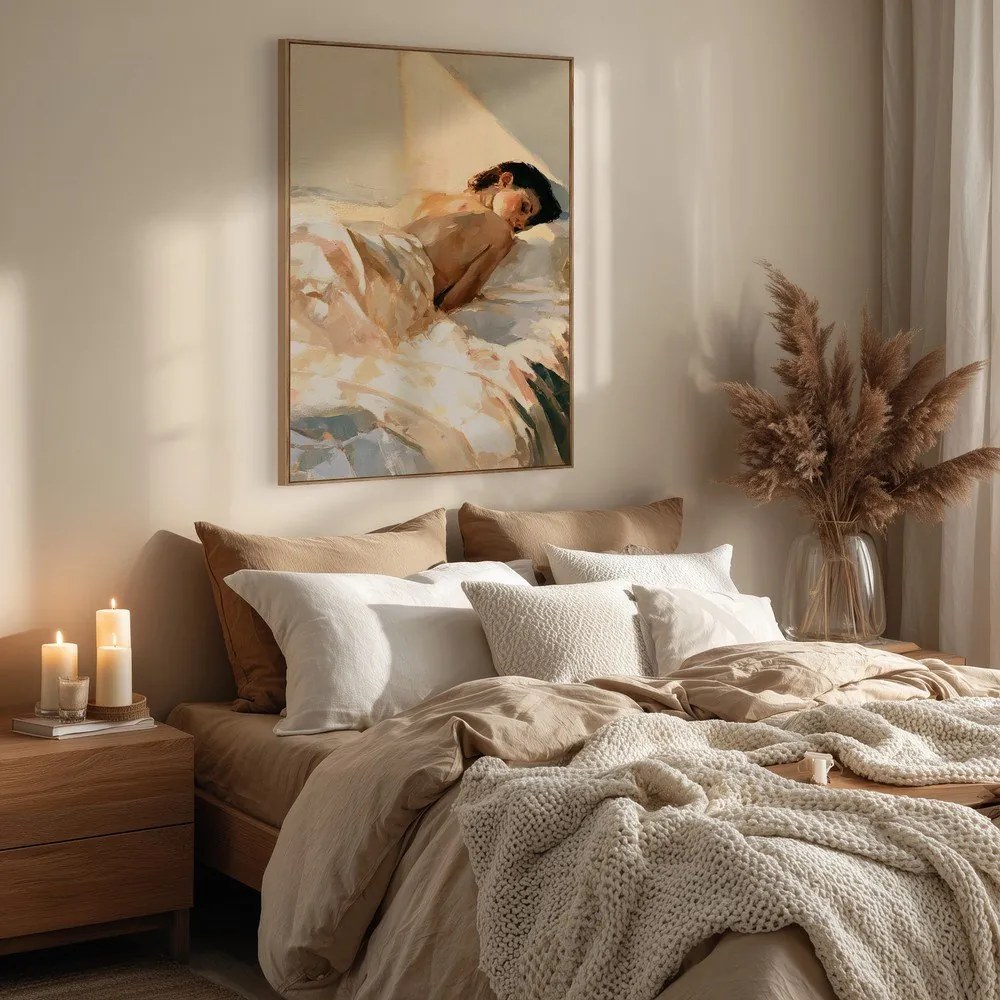 Tištěný obraz s rámem/na plátně 70x100 cm Dreamy Rays – Styler