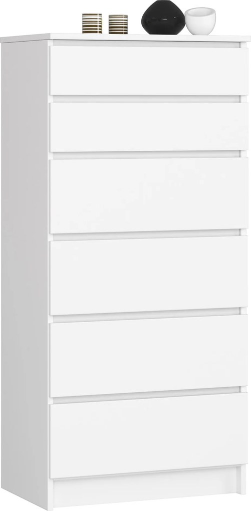 Komoda K60 6SZ bílá