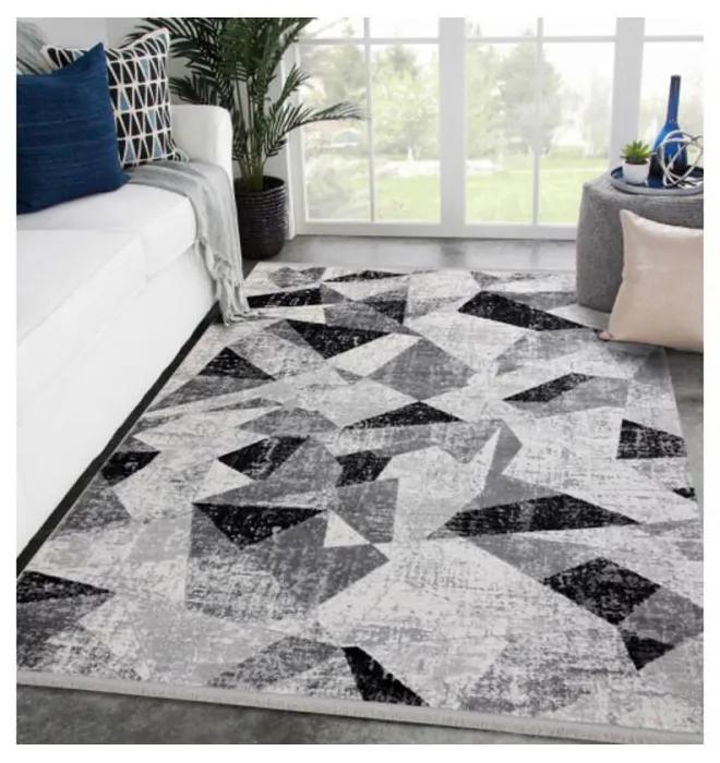 Kusový koberec Heria antracitový 180x270cm