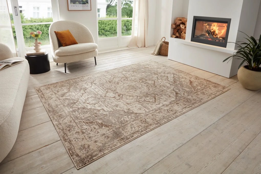 Hanse Home Collection koberce Kusový koberec Terrain 105597 Sand Cream Brown - 240x340 cm