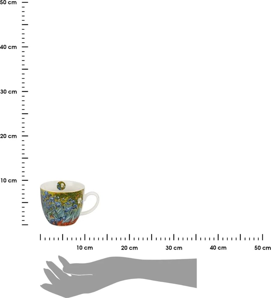 Porcelánový hrnek Van Gogh Irises 460 ml