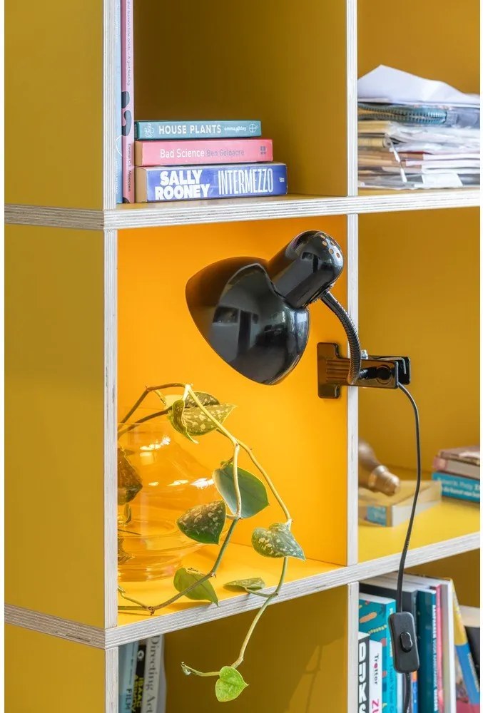 Černá kovová stolní lampa (výška 33,5 cm) New Retro – Leitmotiv