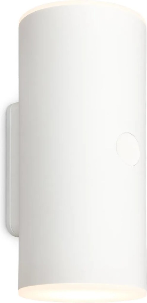 BRI 3786016 Lima LED venkovní nástěnné svítidlo, nabíjecí, 3 krokový dotykový stmívač, časovač, bílé - BRILONER