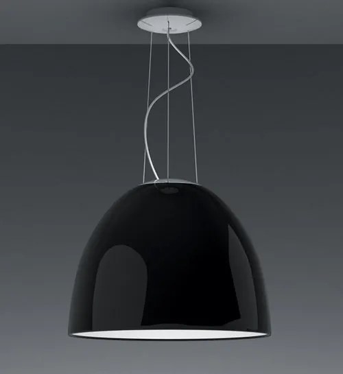 Artemide Designové závěsné LED svítidlo Nur Gloss Ø 55cm, 2700K, 1 x E27 Barva: Bílá