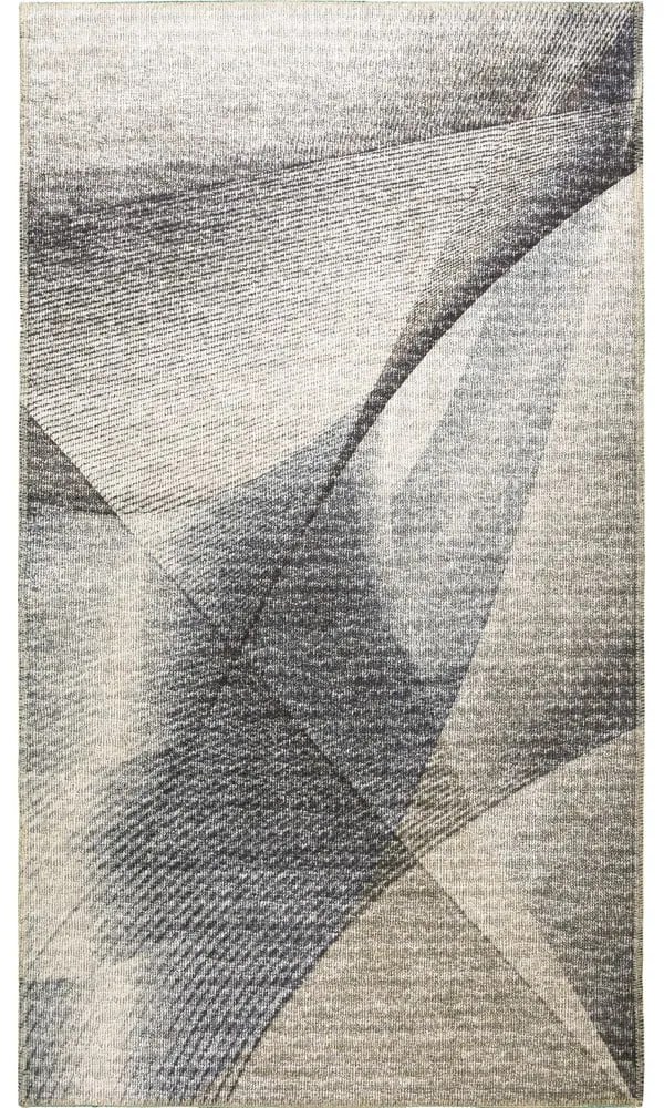 Modro-světle šedý pratelný koberec 50x80 cm – Vitaus
