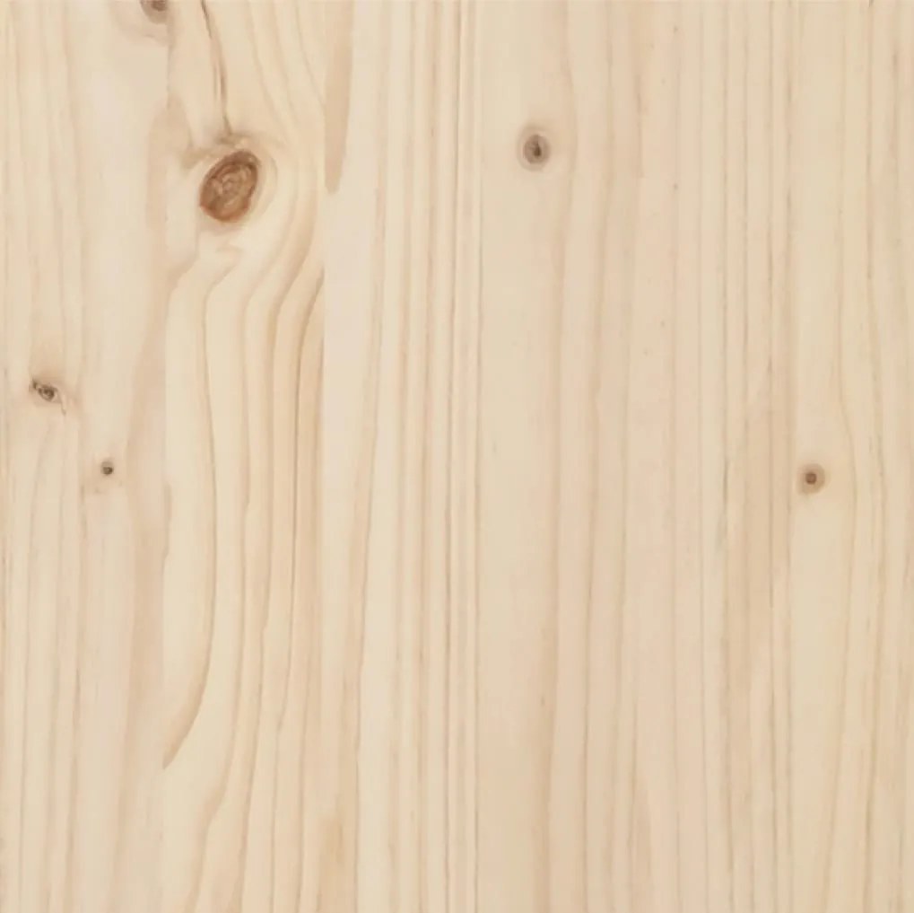 vidaXL Rám postele masivní borovice 100 x 200 cm [3104143] Barva: Bílá