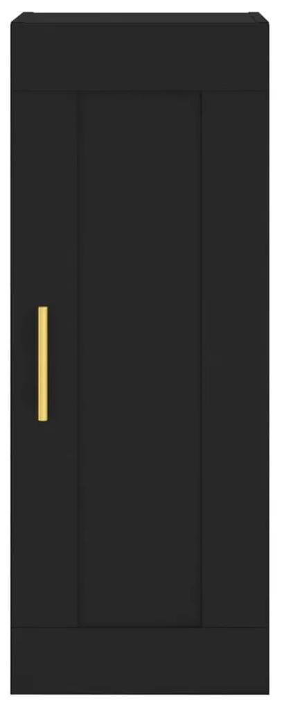 Skříň highboard černá 34,5 x 34 x 180 cm kompozitní dřevo,  3200250