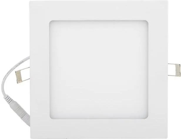 LEDSVITI 16041 Stmívatelný bílý vestavný LED panel 166x166mm 12W denní bílá
