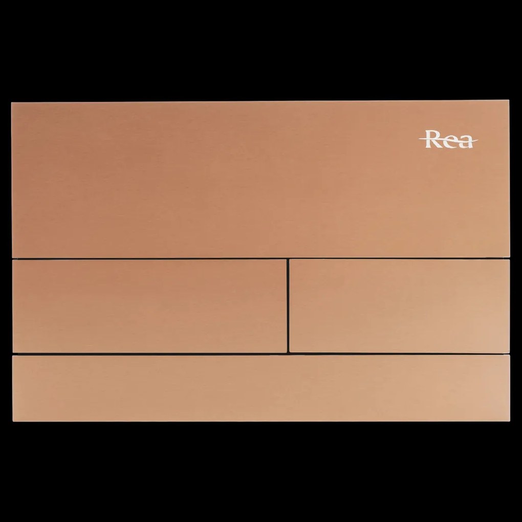 Rea Rea, Podomítkový WC systém K011A-Q + tlačítko typ-T měděná matná, KPL-E0053