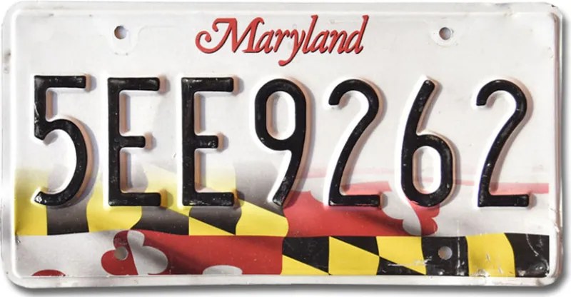 Americká SPZ Maryland Flag 5EE9262