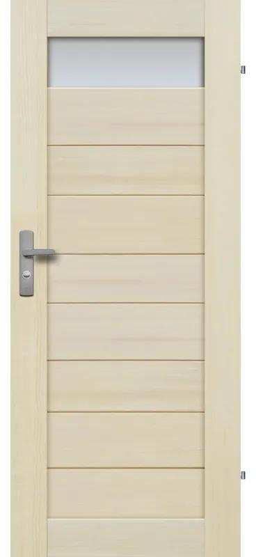 Interiérové dveře Radex dřevěné TOSSA 1S Šířka dveří: 60 cm, Otvírání dvěří: Levé