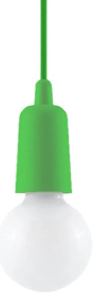 Sollux Lighting Závěsné svítidlo DIEGO 1 zelené