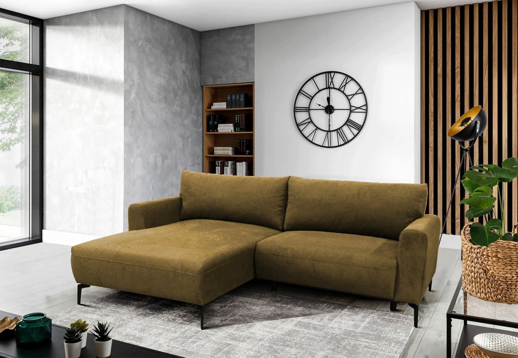 XXXLutz ROHOVÁ SEDAČKA, textil, žlutá MID.YOU - Sedací soupravy - 001574005612