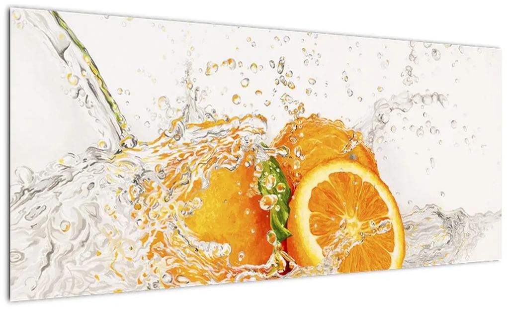 Pomeranče - obraz (100x40cm)
