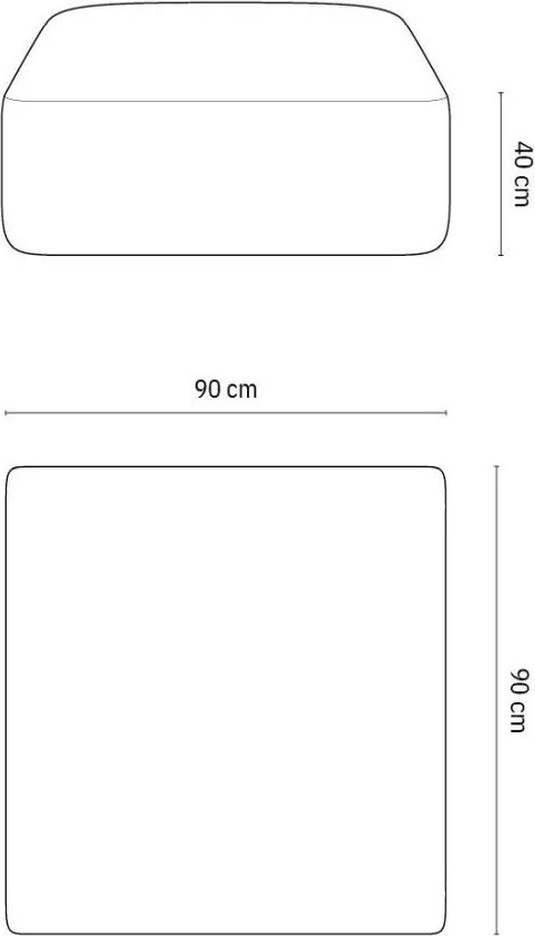 Zelená manšestrová podnožka Campi – Cosmopolitan Design