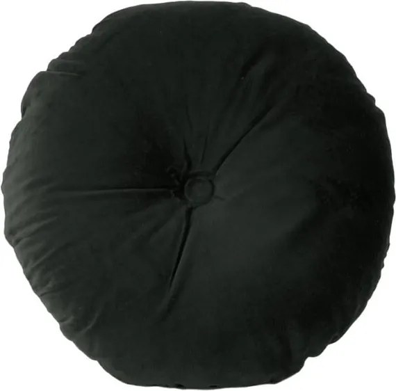 Černý bavlněný polštář PT LIVING, ⌀ 45 cm