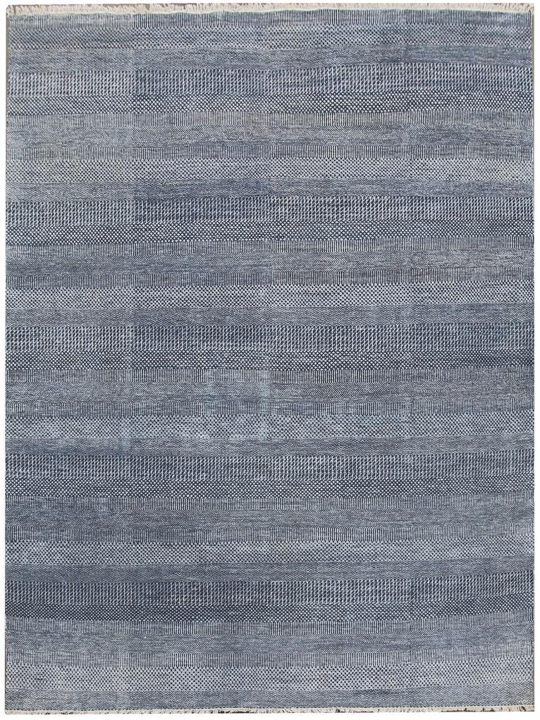 Diamond Carpets koberce Ručně vázaný kusový koberec Diamond DC-MCN Denim blue/silver - 245x305 cm