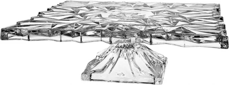 KŘISTÁLOVÝ PODNOS BOHEMIA JIHLAVA GLACIER NA NOZE 320MM