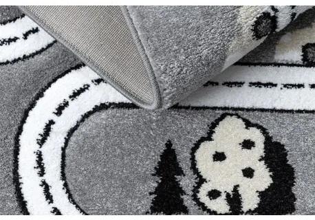 Dywany Luszczow Kusový koberec PETIT MĚSTO, ULICE, šedý Rozměr koberce: 240 x 330 cm