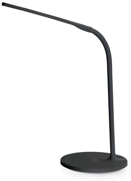 Nedis LTLGQ4M2BK - Stm. lampa s bezdr. nabíjením Qi LED/5,5W/230V 2700-6500K