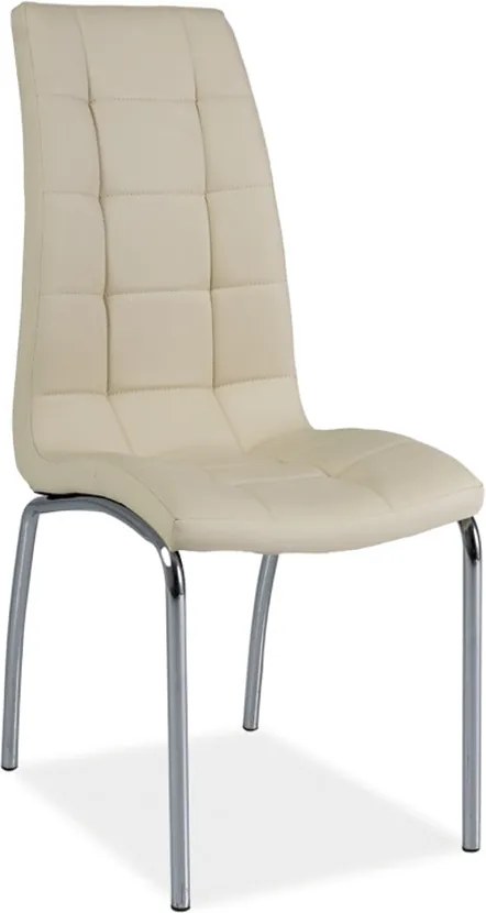 Jídelní čalouněná židle H-104 krémová