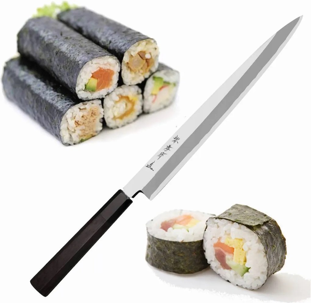 Sakai Takayuki Silver#3 Japonský Nůž Yanagiba na sushi a filetování 27 cm