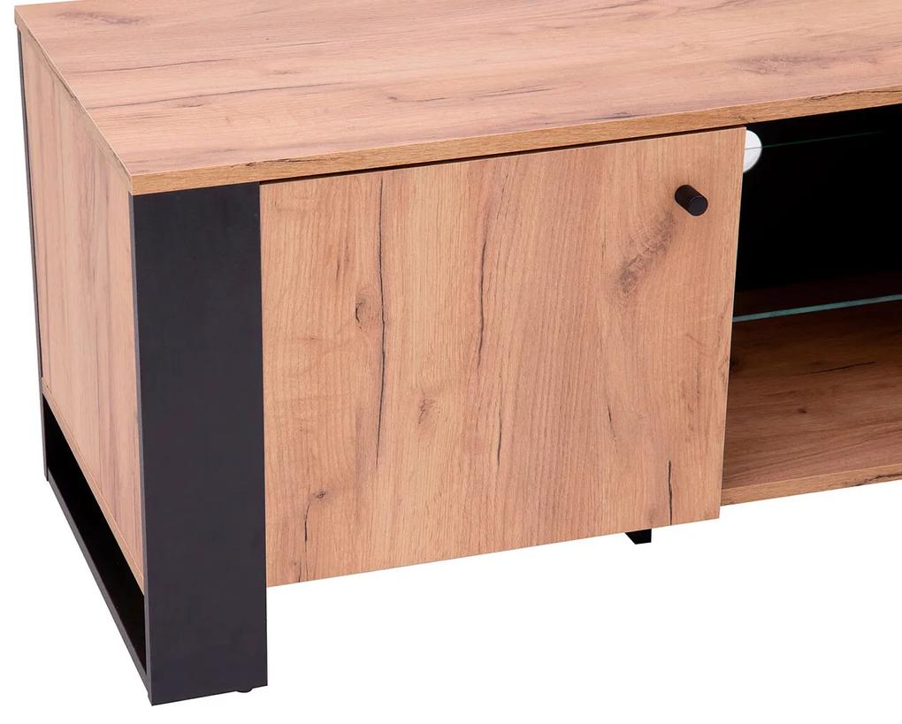 TV stolek 2d/140 dub craft zlatý Wood