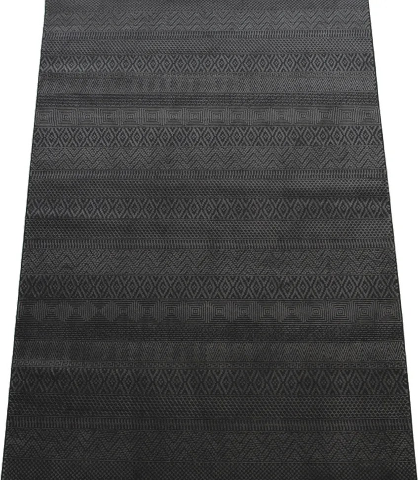 BE Koberec Zurich 1901 DARK GREY - šedý obdélníkový Rozměr: 60x100 cm