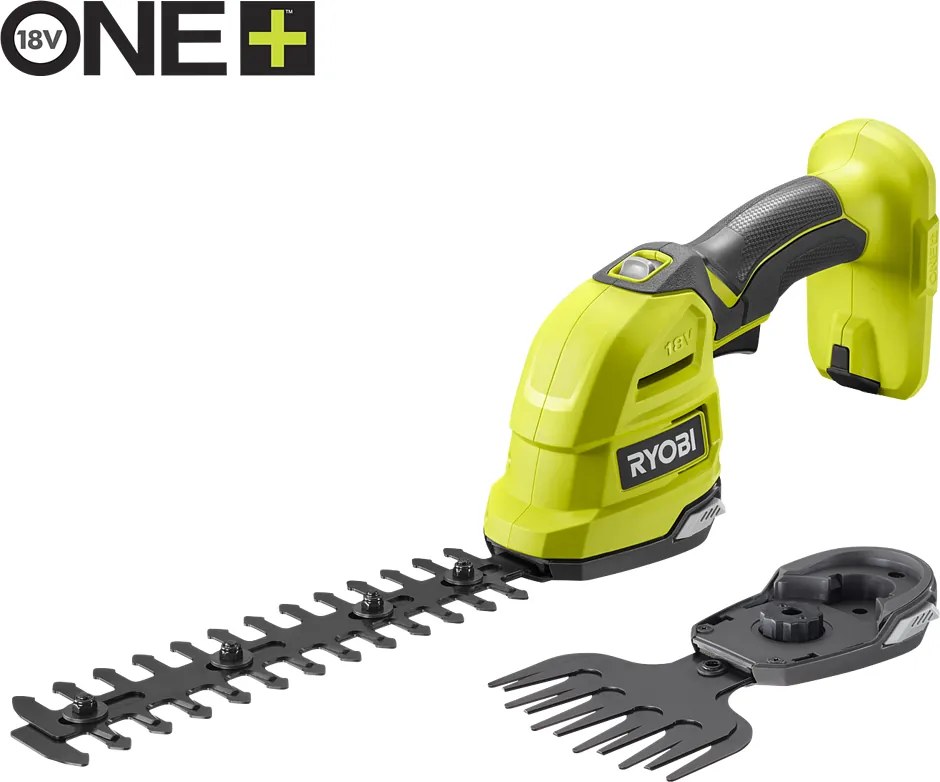 Ryobi ONE+ Aku nůžky na trávu a keře RY18GSA-0, 18 V, šířka střihu: 12 cm, délka střihu: 20 cm