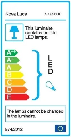Nástěnné svítidlo NOVA LUCE SAGE E27 + LED na čtení 3000K 9129330 bez žárovky