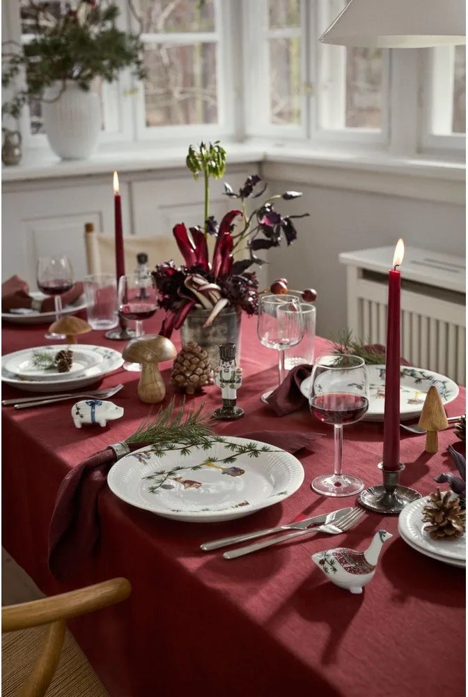Bílý porcelánový talíř s vánočním motivem ø 27 cm Hammershøi Christmas – Kähler Design