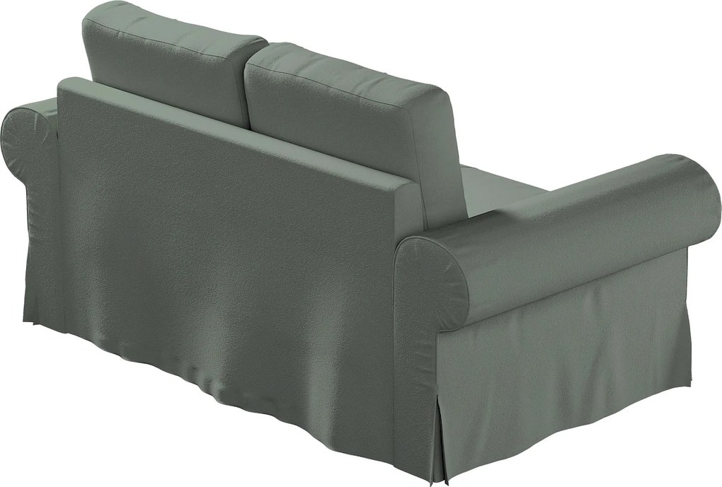 Potah na pohovku IKEA Backabro 2-místná, rozkládací barva zelená látka pletený vzor