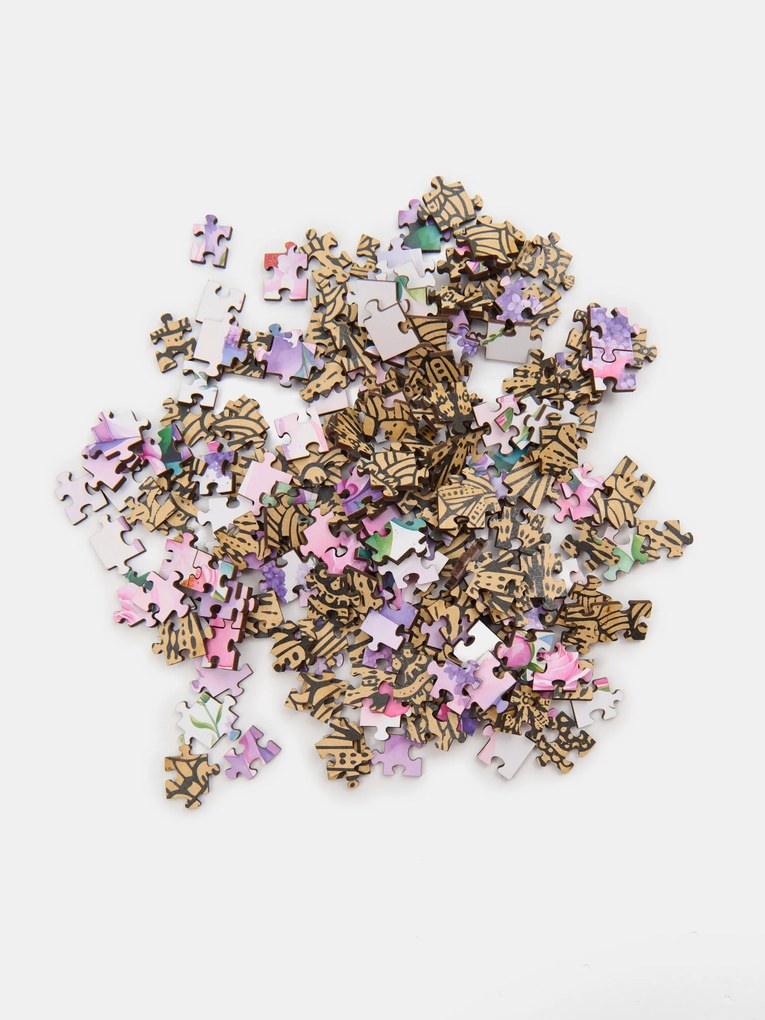 Sinsay - Puzzle s motivem kytice květin Trefl 200 pack - růžová
