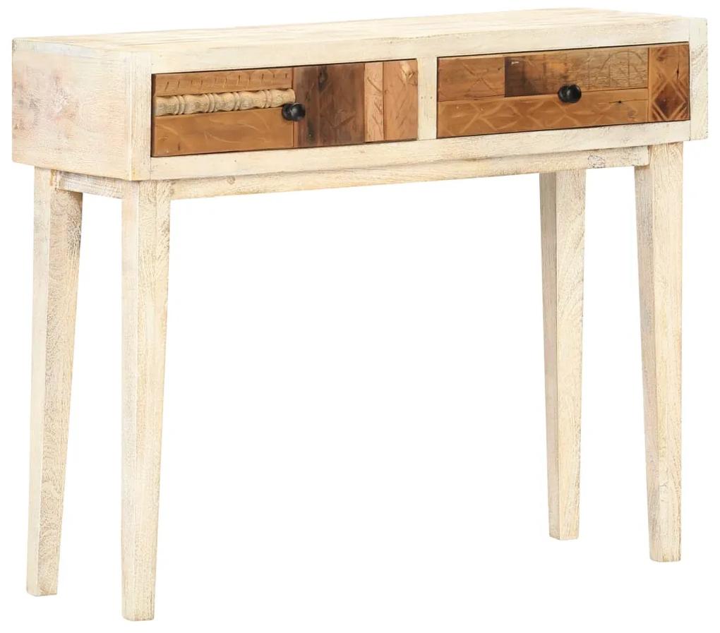 Konzolový stolek Wallaby - masivní recyklované dřevo | 90x30x75 cm
