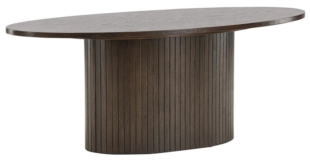 Konferenční stolek Bianca, hnědý, 120x55x45
