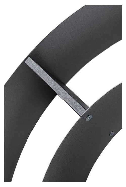 Černá nástěnná knihovna Kare Design Snail