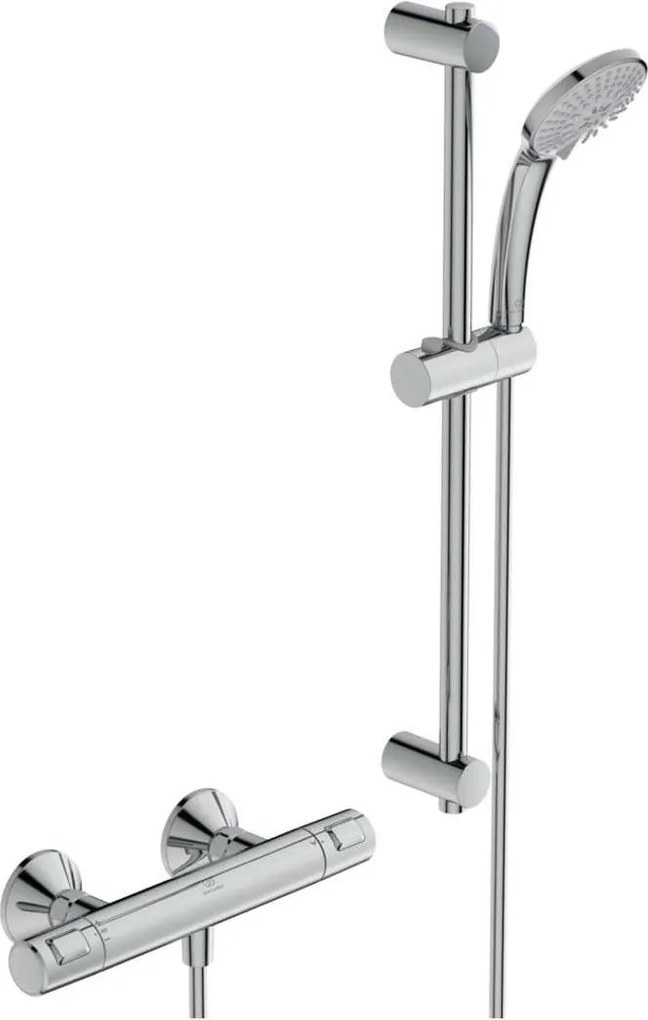 Ideal Standard - Sprchový set T25 s termostatem, 3 proudy, chrom A7203AAROZ1