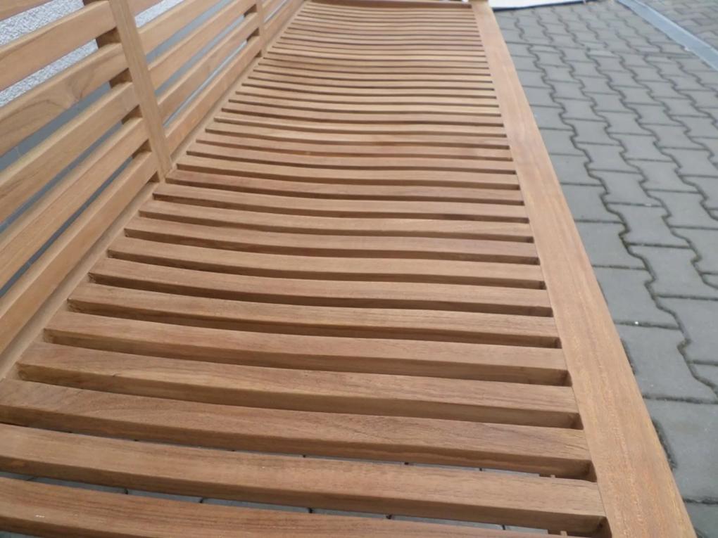 Nábytek Texim Stucking/New teaková stohovatelná lavice 150 cm