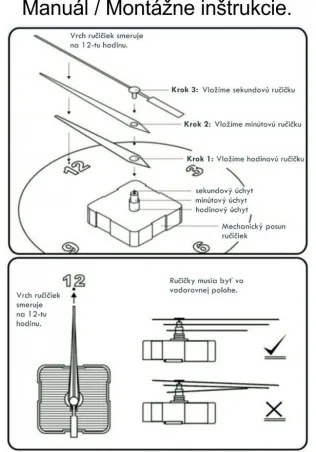 Nástěnné hodiny do obývacího pokoje I SENTOP IA-192-B