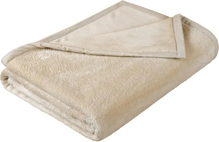 Bellatex Přikrývka Korall micro Béžová 100x150 cm