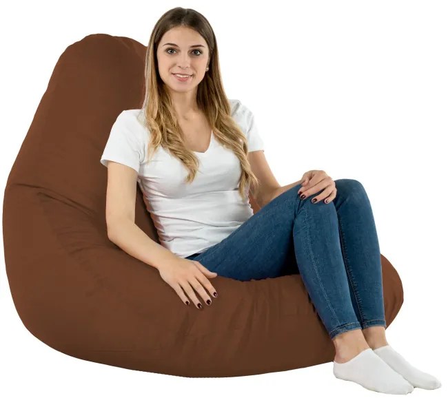 Sedací vak DROP XXL hnědý OUTDOOR