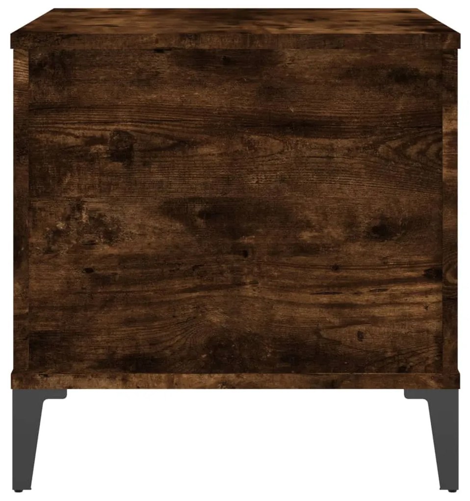 Konferenční stolek kouřový dub 60x44,5x45 cm kompozitní dřevo - Default Title