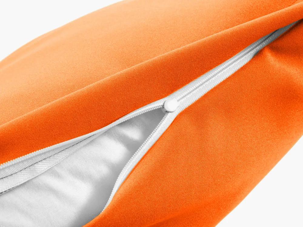 Biante Dekorační povlak na polštář Rongo RG-035 Oranžový 50 x 50 cm