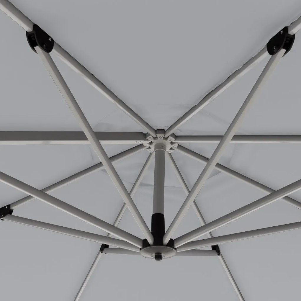 Doppler ACTIVE 370 cm - výkyvný zahradní slunečník s boční tyčí - Rozbalené zboží (S324)