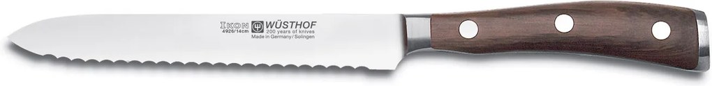 WÜSTHOF Univerzální nůž se zoubkovaným ostřím 14 cm Ikon