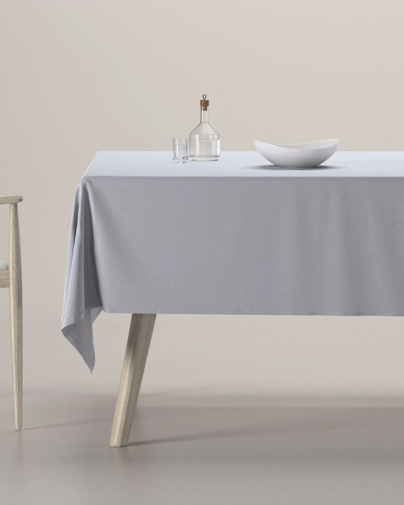 Ubrus obdélníkový barva šedá látka lesklé, sametová