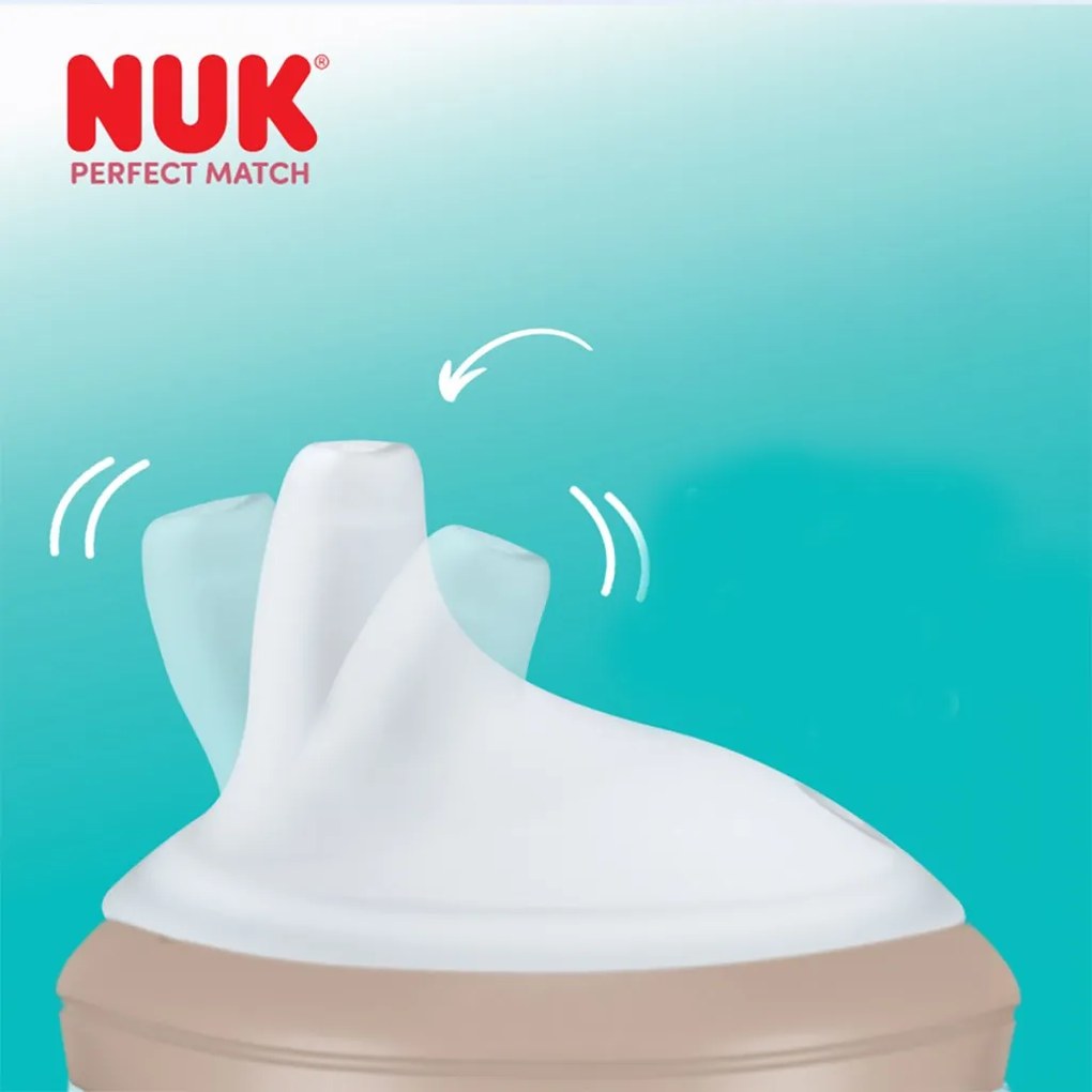 Kojenecká láhev NUK Perfect Match na učení Sheep 260 ml